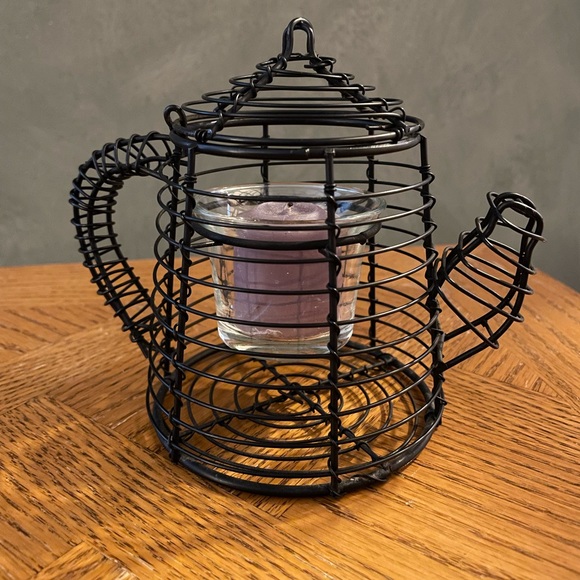 Vintage | Accents | Vintage Pair Hand Crafted Wire Teapotcreamer Set ...